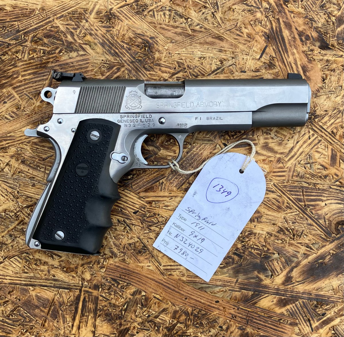 Springfield Armory 1911 Stainless cal 9x19 (brugt) - Pistoler /Revolver ...